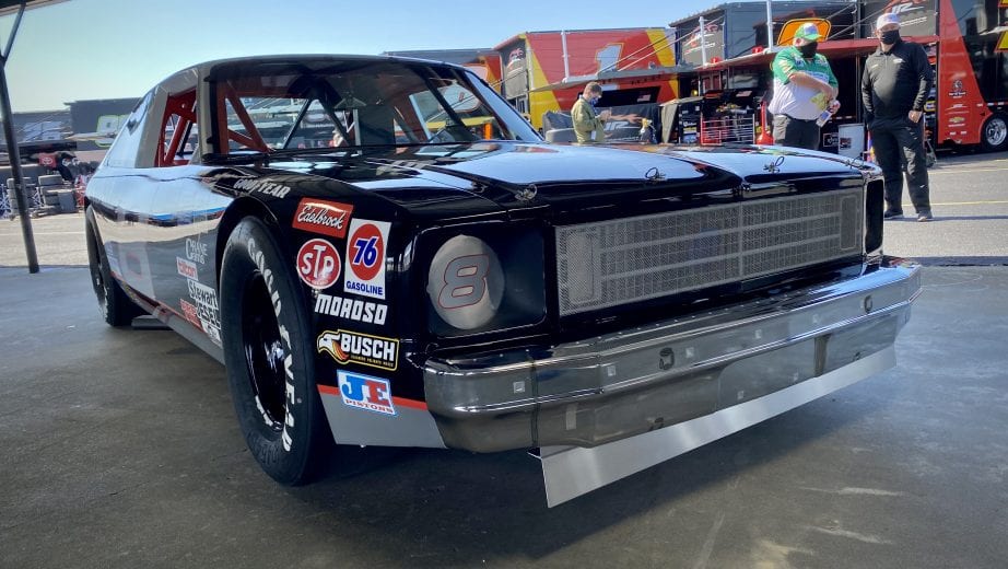 Dale Earnhardt's Chevy Nova at Darlington throwback weekend | NASCAR