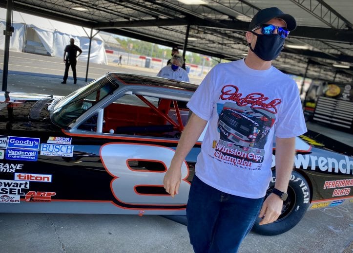 Dale Earnhardt's Chevy Nova at Darlington throwback weekend | NASCAR