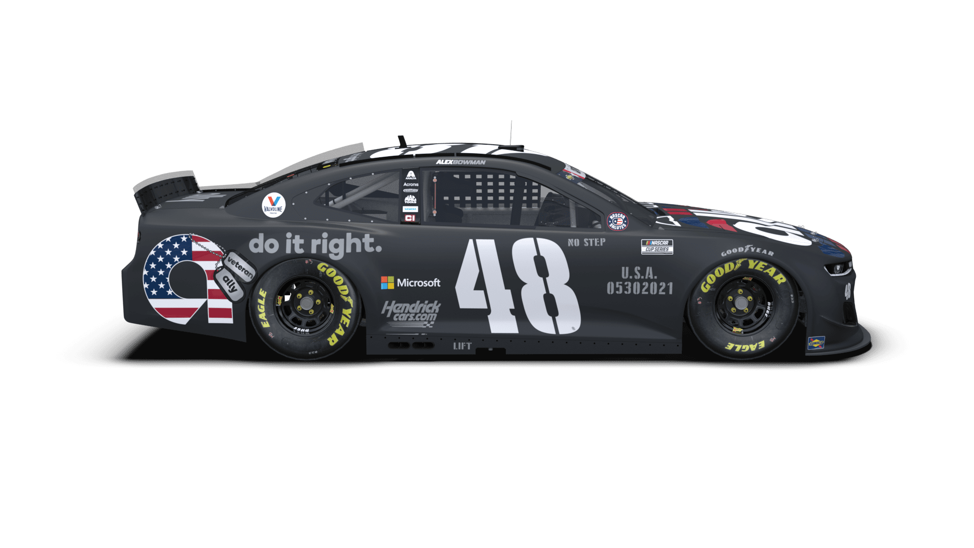 First look: Alex Bowman's Ally Patriotic No. 48 Chevrolet | NASCAR