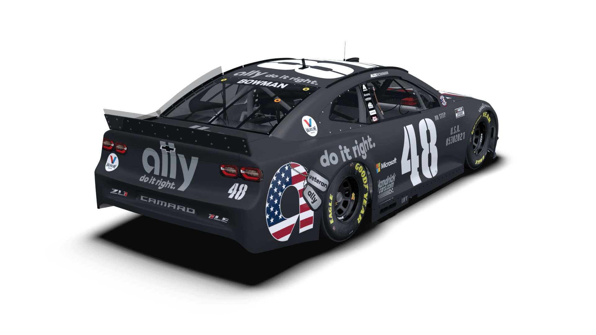 First look: Alex Bowman's Ally Patriotic No. 48 Chevrolet | NASCAR