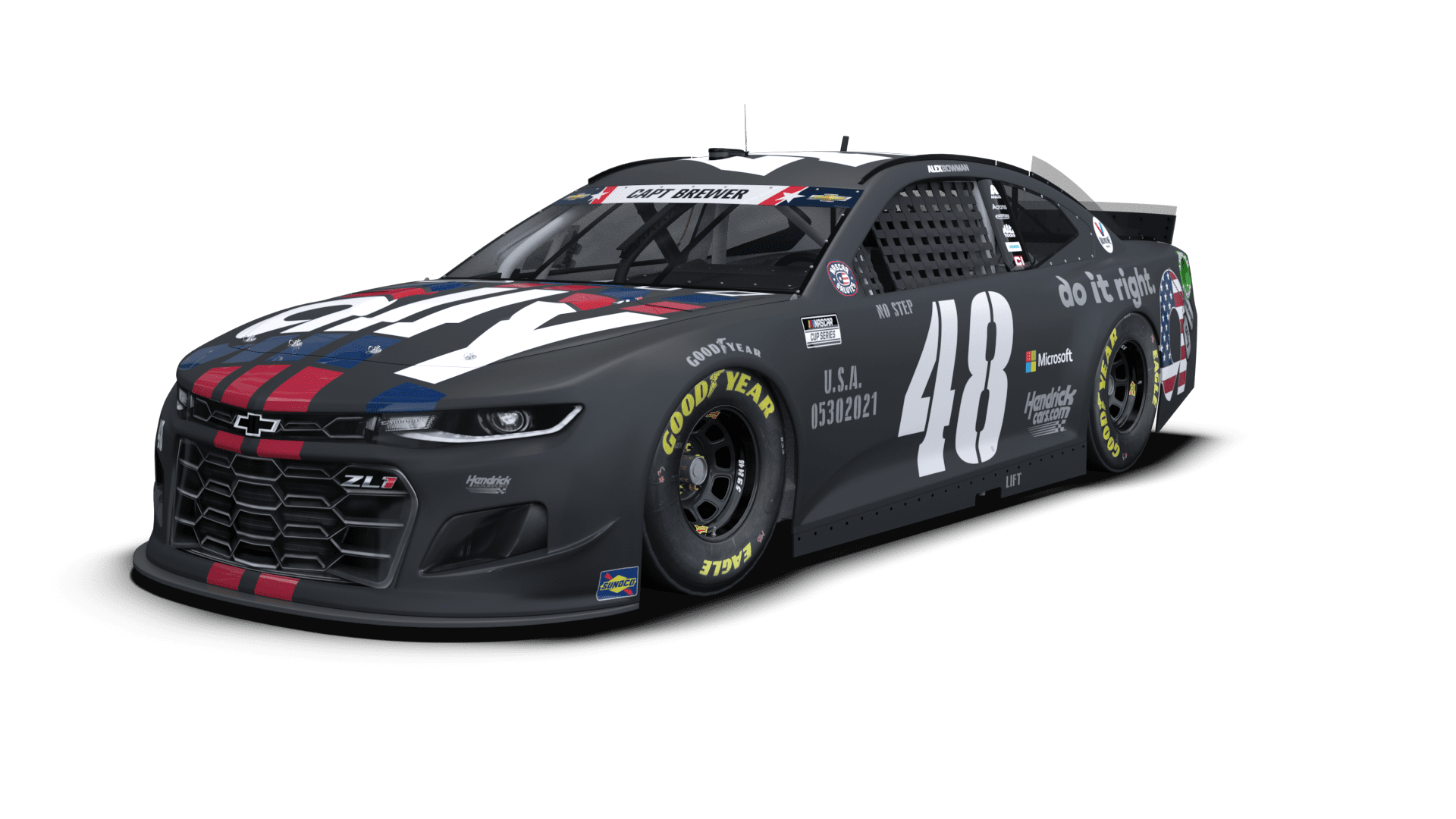 First look: Alex Bowman's Ally Patriotic No. 48 Chevrolet | NASCAR