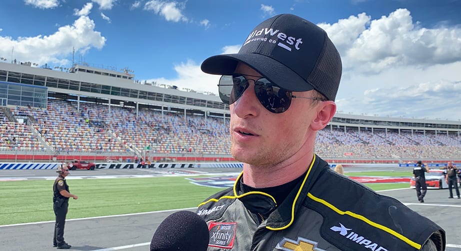 Brandon Brown on fourth at Charlotte: 'Not here to just play' | NASCAR