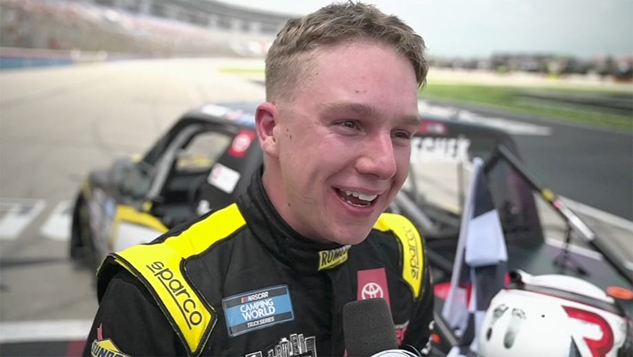 John Hunter Nemechek in Victory Lane at Texas | NASCAR