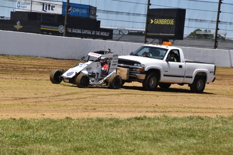 Indianapolis Motor Speedway dirt: Jeff Gordon tests sprint car | NASCAR