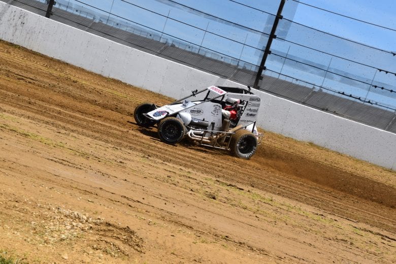 Indianapolis Motor Speedway dirt: Jeff Gordon tests sprint car | NASCAR