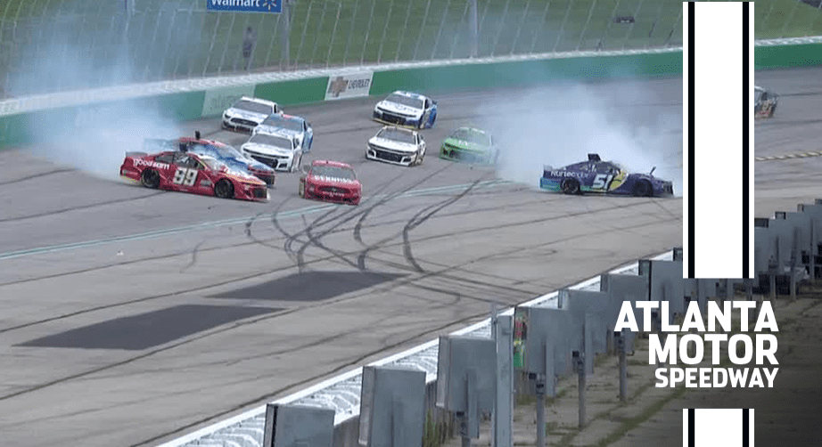 Stenhouse, Suarez, Ware crash early at Atlanta | NASCAR