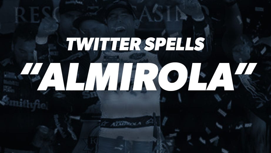 Steve Luvender: Twitter spells 'Almirola' | NASCAR