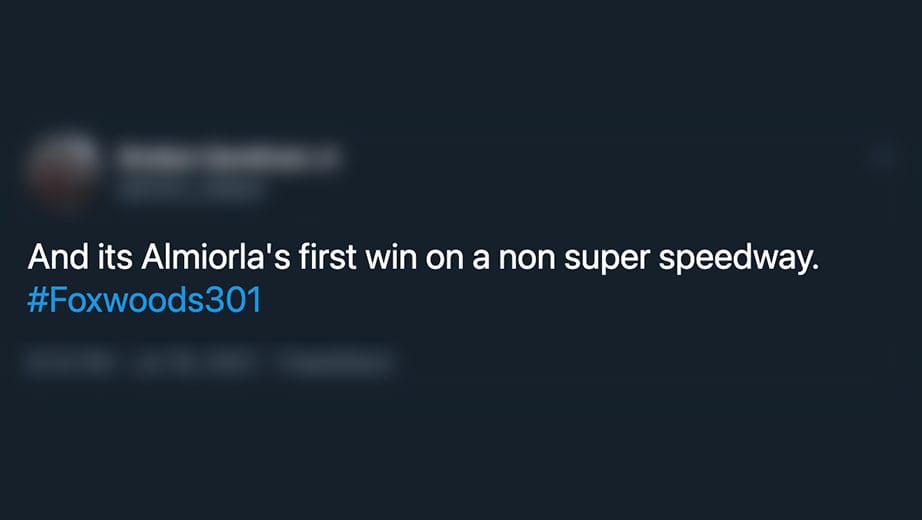 Steve Luvender: Twitter spells 'Almirola' | NASCAR