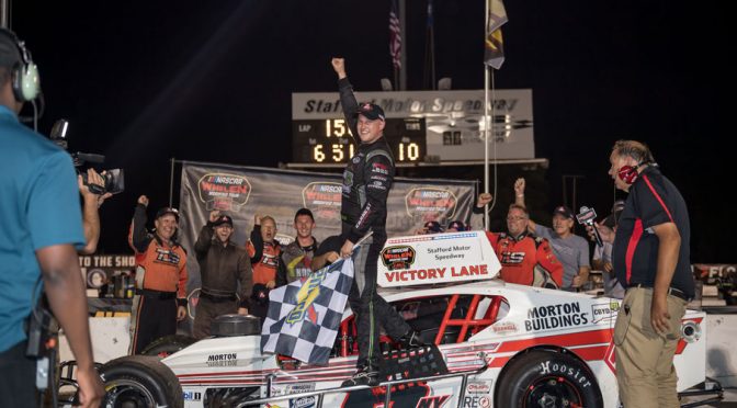 Ryan Preece rallies with 'razzle dazzle' to win Modified Tour race at ...