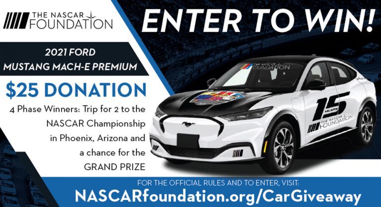 The NASCAR Foundation kicks off car giveaway fundraiser