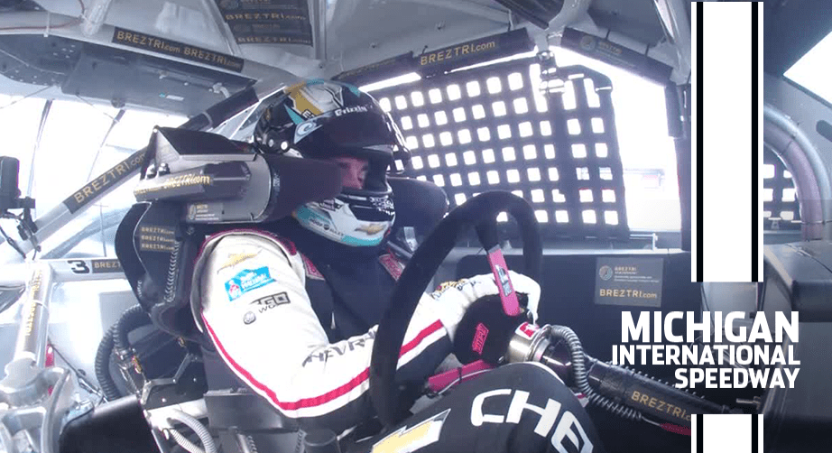 In-Car: Watch as Austin Dillon gets turned, wrecks hard at Michigan
