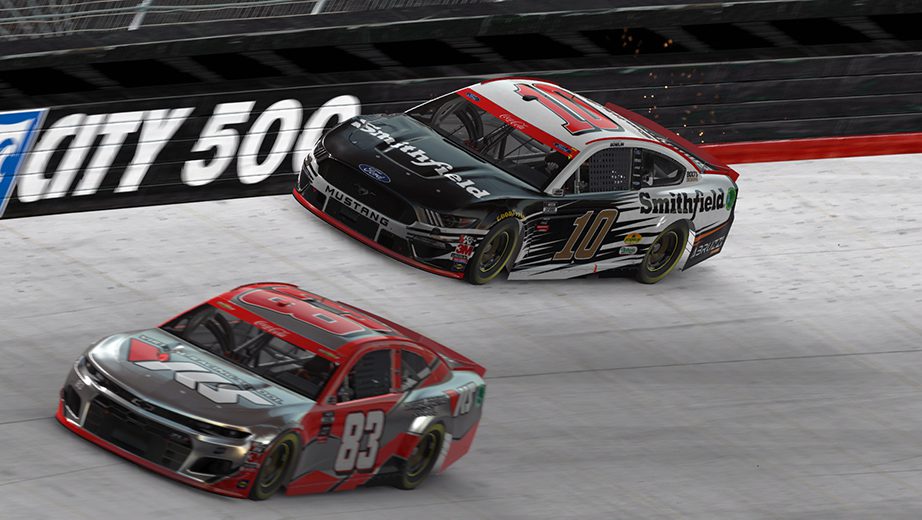 Vicente Salas, Graham Bowlin make contact, caution at Bristol | NASCAR
