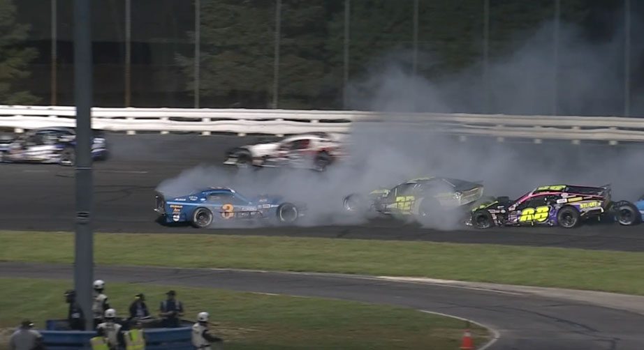 Late-race caution flies after Matt Swanson spin - Official Site Of NASCAR