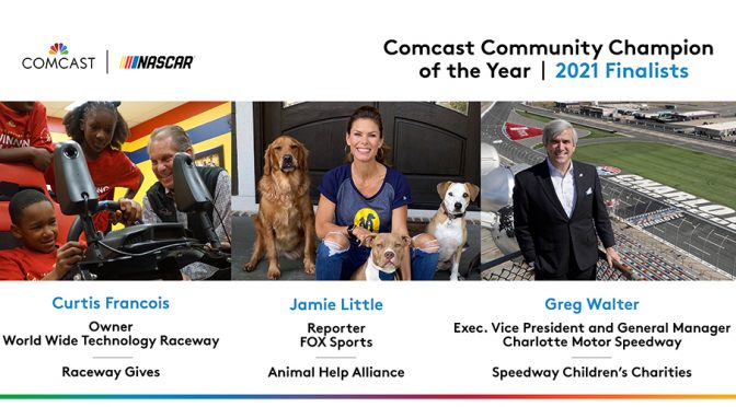 Comcast Community Champion of the Year finalists named | NASCAR