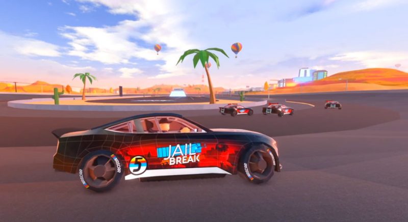 NASCAR debuts customized virtual car in Jailbreak on Roblox | NASCAR