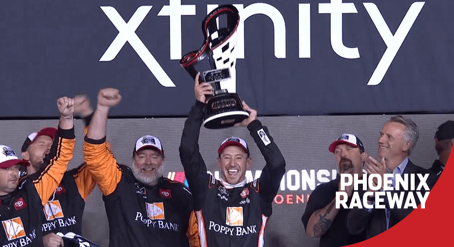 Hemric is presented the Xfinity Series championship trophy | NASCAR