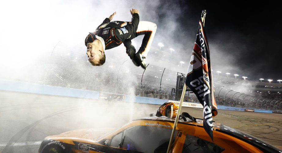Hemric's backflip: 'Remember watching this guy named Carl Edwards' | NASCAR
