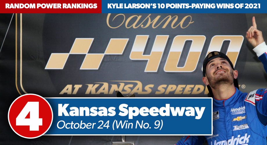 @nascarcasm: Ranking Kyle Larson’s 2021 points-paying wins | NASCAR