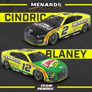 Menards partners with two Team Penske Cup cars for 2022 | NASCAR
