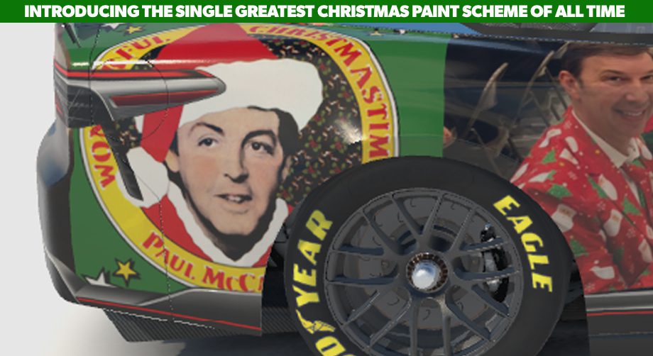 @nascarcasm: The greatest Christmas paint scheme ever | NASCAR