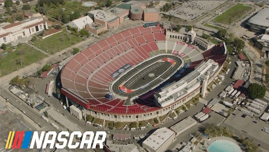 LA Coliseum track transformation timeline | NASCAR