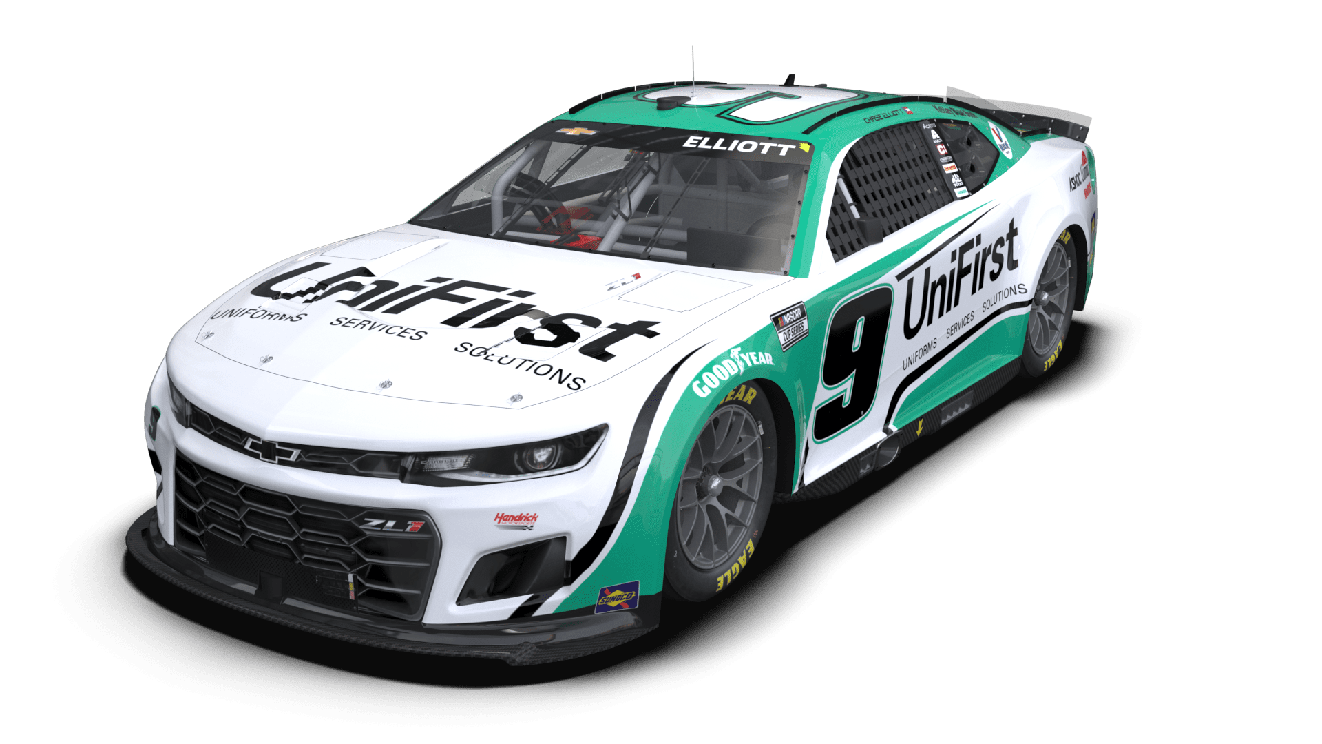 First look: Chase Elliott's UniFirst paint scheme for 2022 | NASCAR