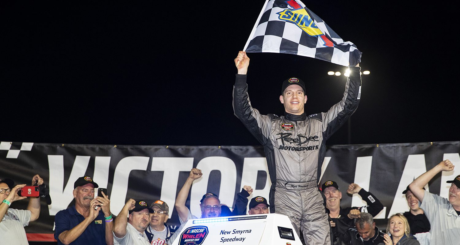 Matt Hirschman wins NASCAR Whelen Modified Tour opener at New Smyrna ...