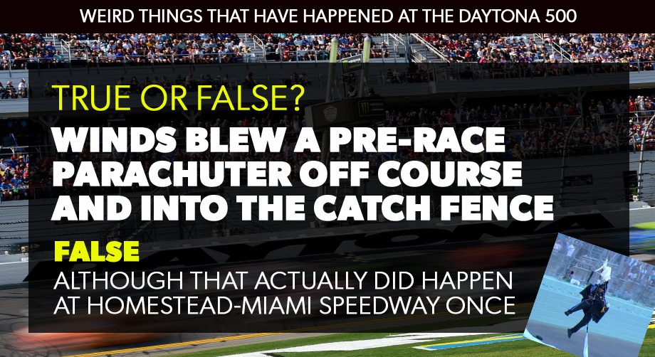 @nascarcasm's True or False: Weird Daytona 500 happenings - Official ...