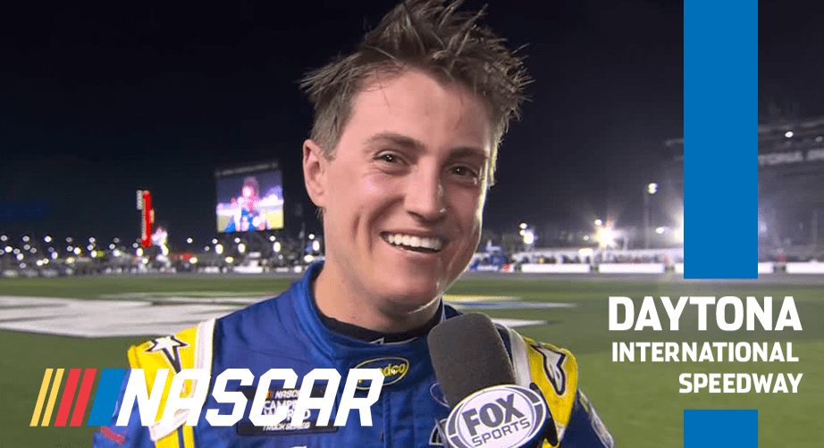 Zane Smith reacts to Truck Series win at Daytona | NASCAR