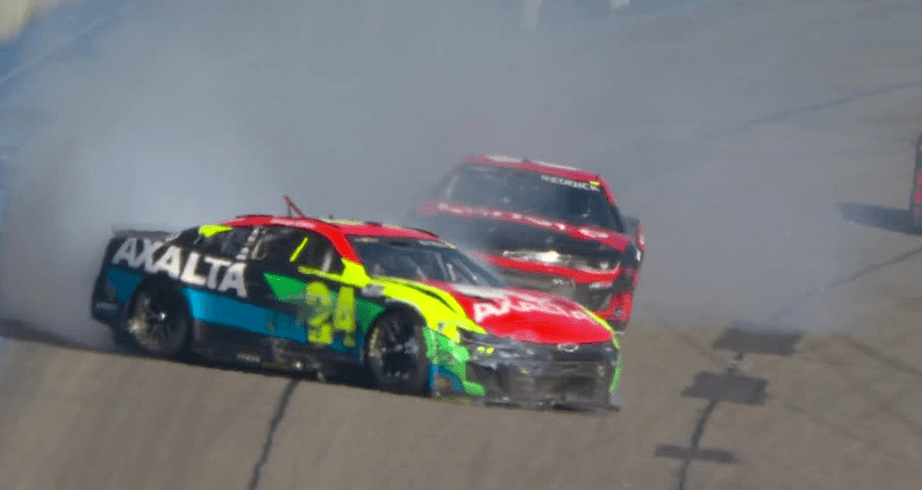 Tyler Reddick's dominance slowed by crash with William Byron | NASCAR