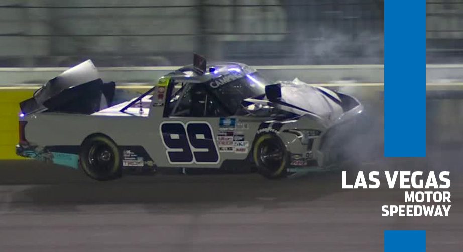 Ty Majeski collides with Ben Rhodes, sending Rhodes into the wall | NASCAR