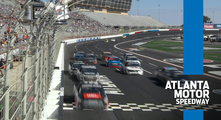 Corey Heim takes the lead in final laps for the win at Atlanta | NASCAR