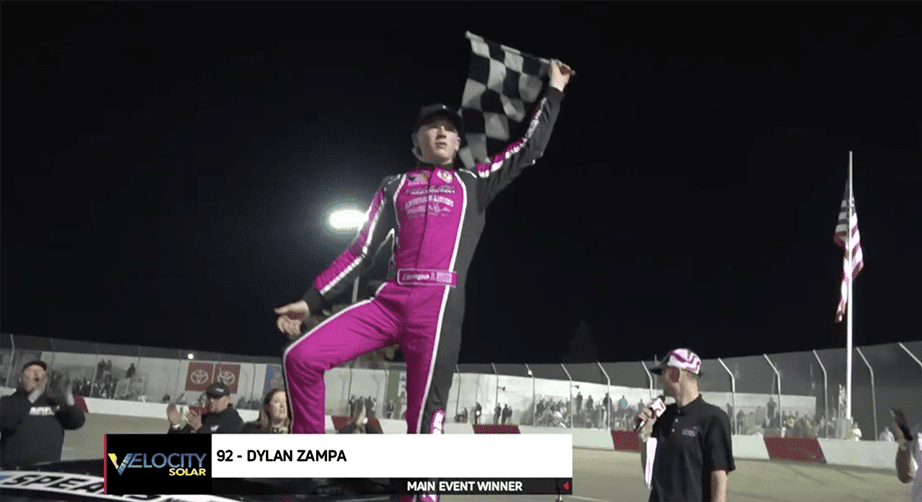 Dylan Zampa sweeps twin Late Model features on All American Speedway's ...