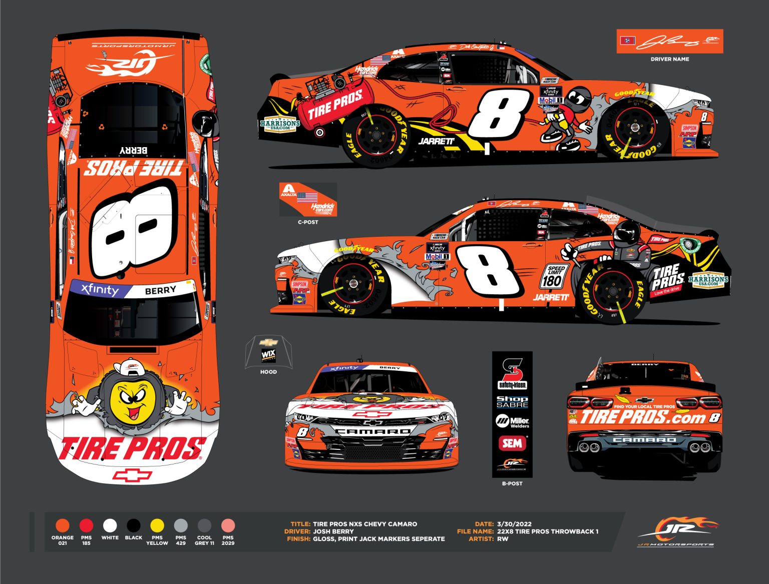 Josh Berry reveals Dale Jr.-themed throwback for Darlington | NASCAR