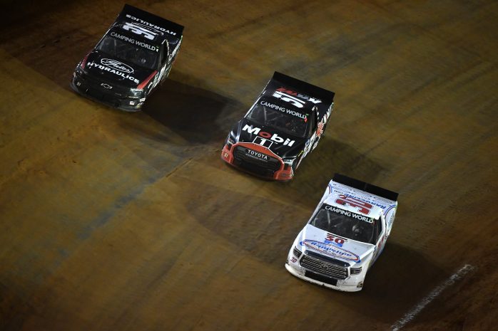 Buddy Kofoid shows off dirt talent in Trucks debut at Bristol | NASCAR