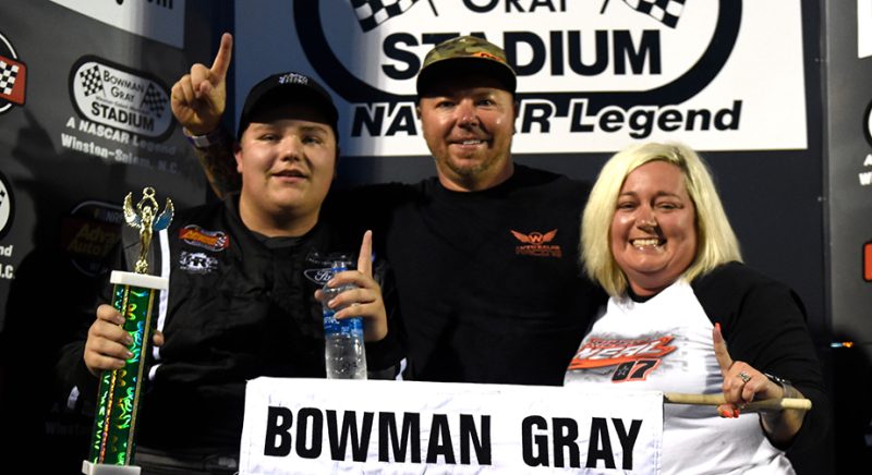 A family affair: Tommy and Riley Neal racing together at Bowman Gray ...