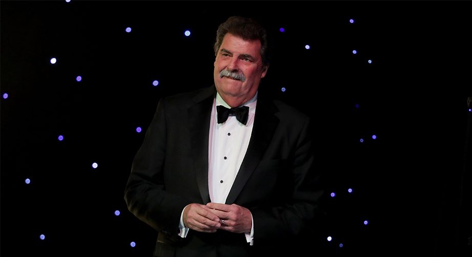 Humble: Mike Helton reacts to Landmark Award win | NASCAR