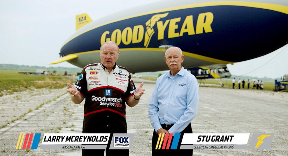 Larry Mac, Goodyear GM break down Darlington — from blimp | NASCAR