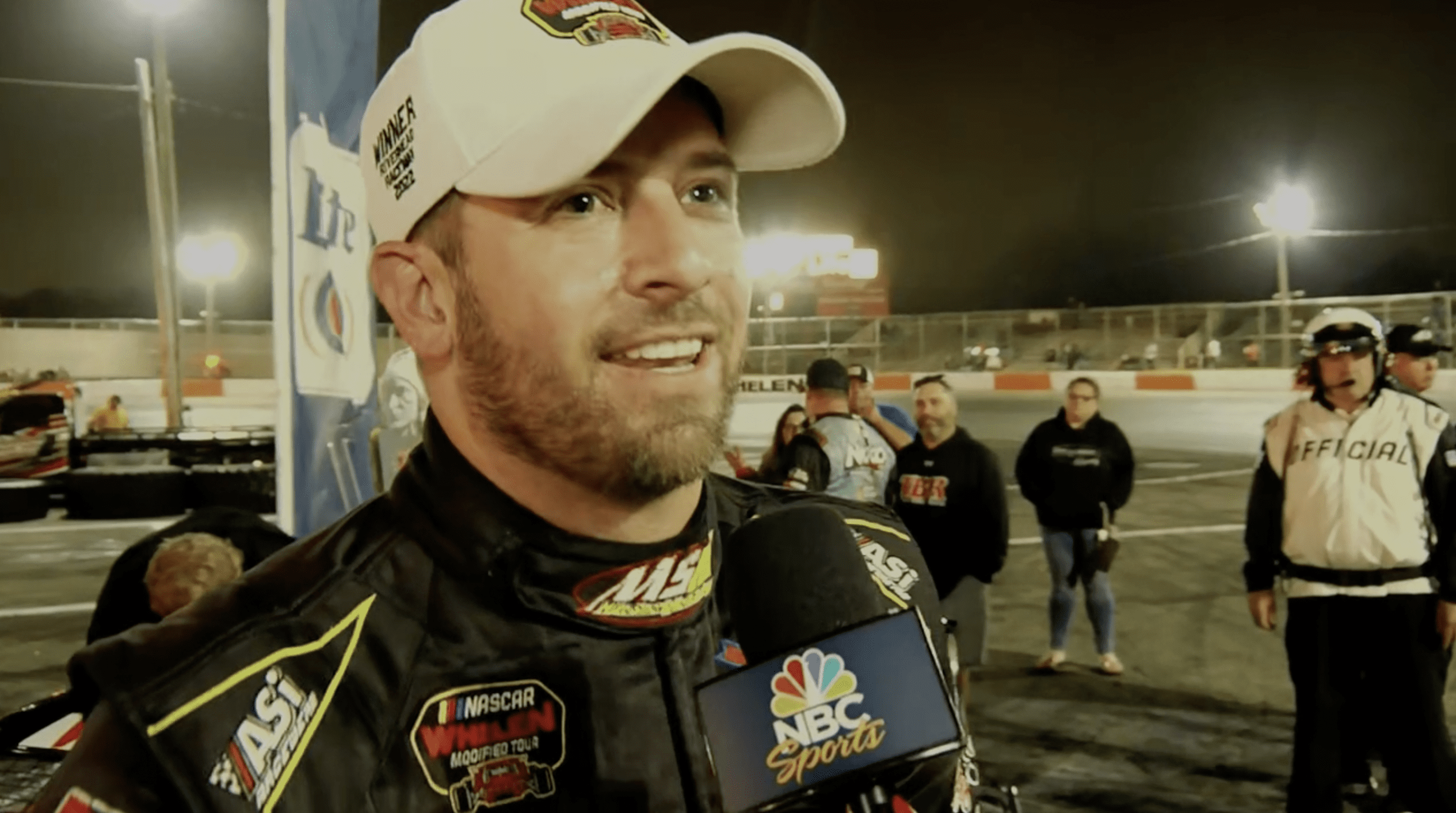 Doug Coby's Victory Lane interview at Riverhead Raceway | Official Site ...