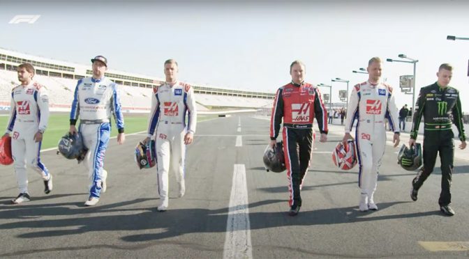 SHR drivers play host to F1 stars for hot laps at Charlotte | NASCAR