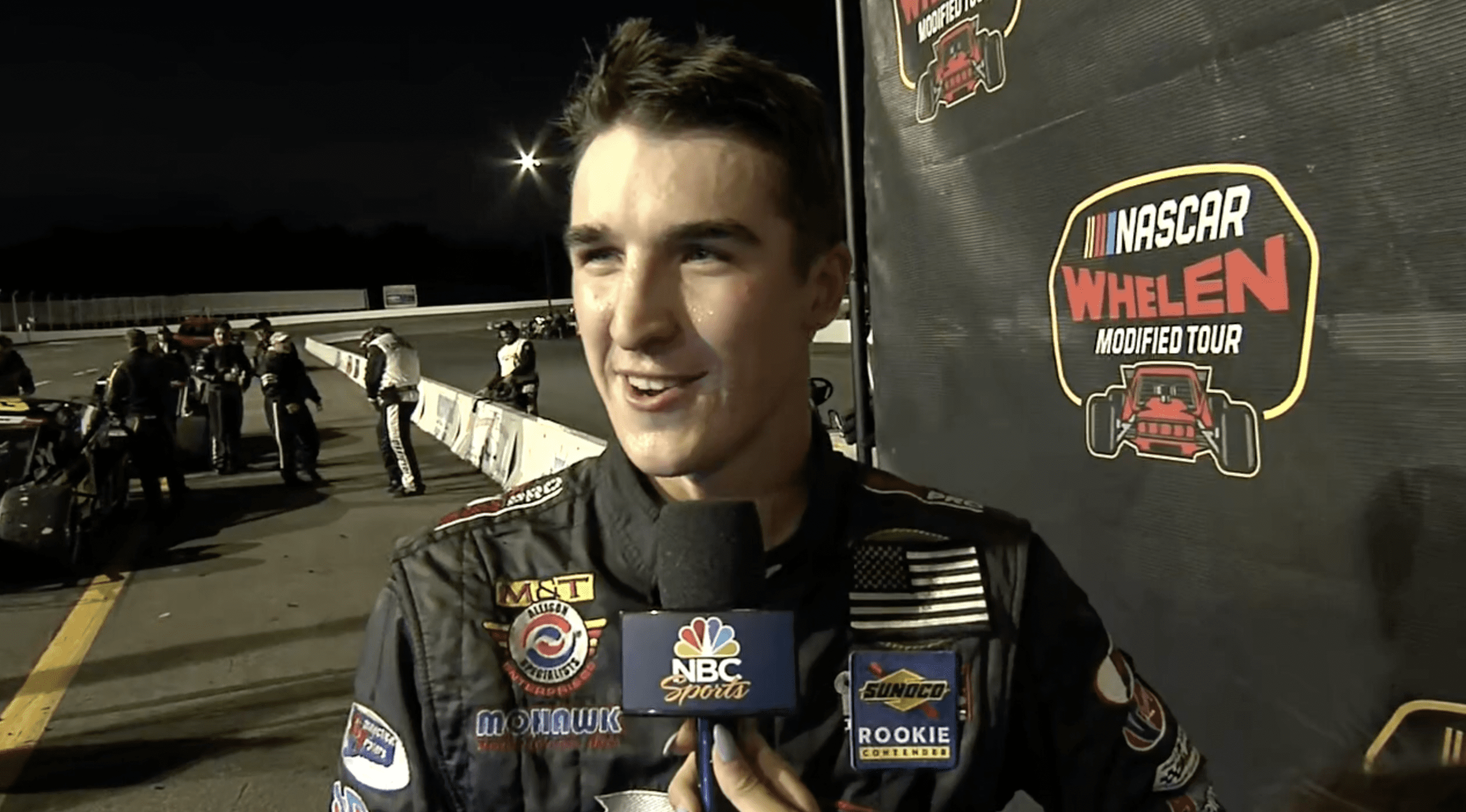 Mike Christopher Jr.'s Victory Lane interview from Jennerstown Speedway ...