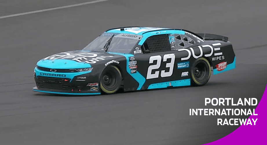 Alfredo navigates wet conditions to earn Xfinity pole at Portland | NASCAR