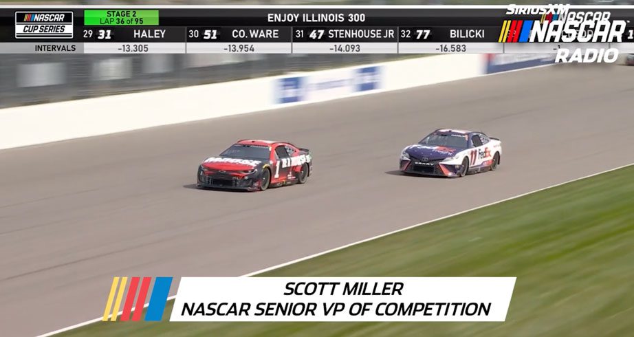 Senior VP Scott Miller discusses Ross Chastain, Denny Hamlin | NASCAR