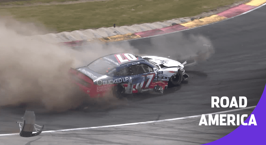 Cole Custer wrecks after third brake issue at Road America | NASCAR