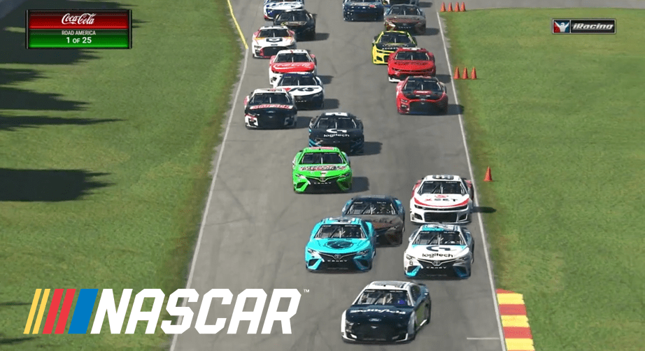 eNASCAR goes green at virtual Road America | NASCAR