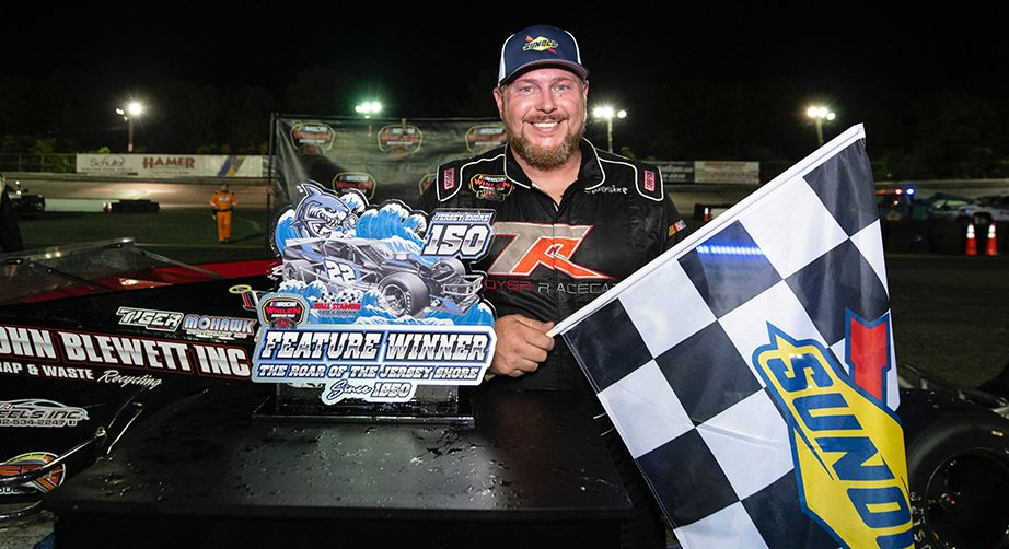 Jimmy Blewett scores one for the hometown crowd at Wall Stadium ...