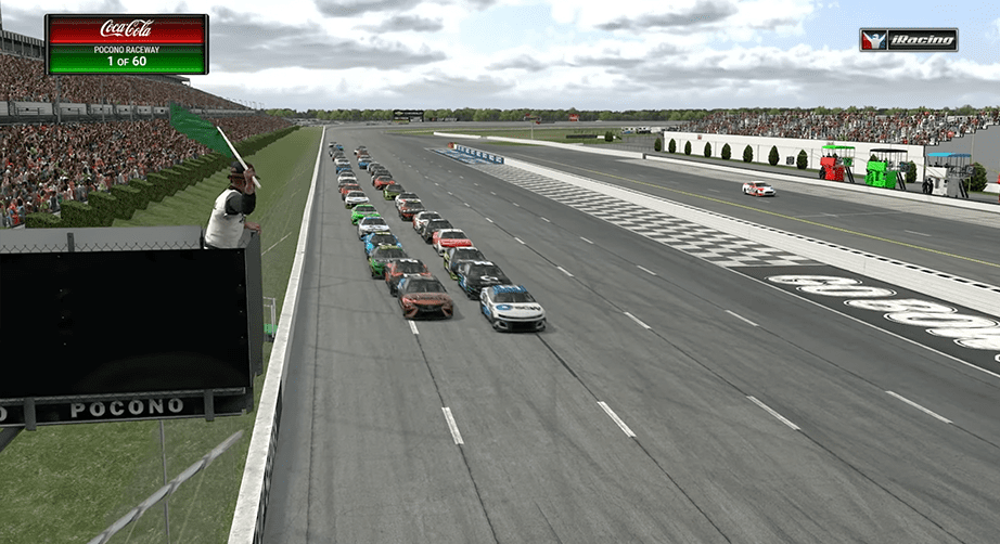 iRacing Series takes the green at virtual Pocono Raceway | NASCAR