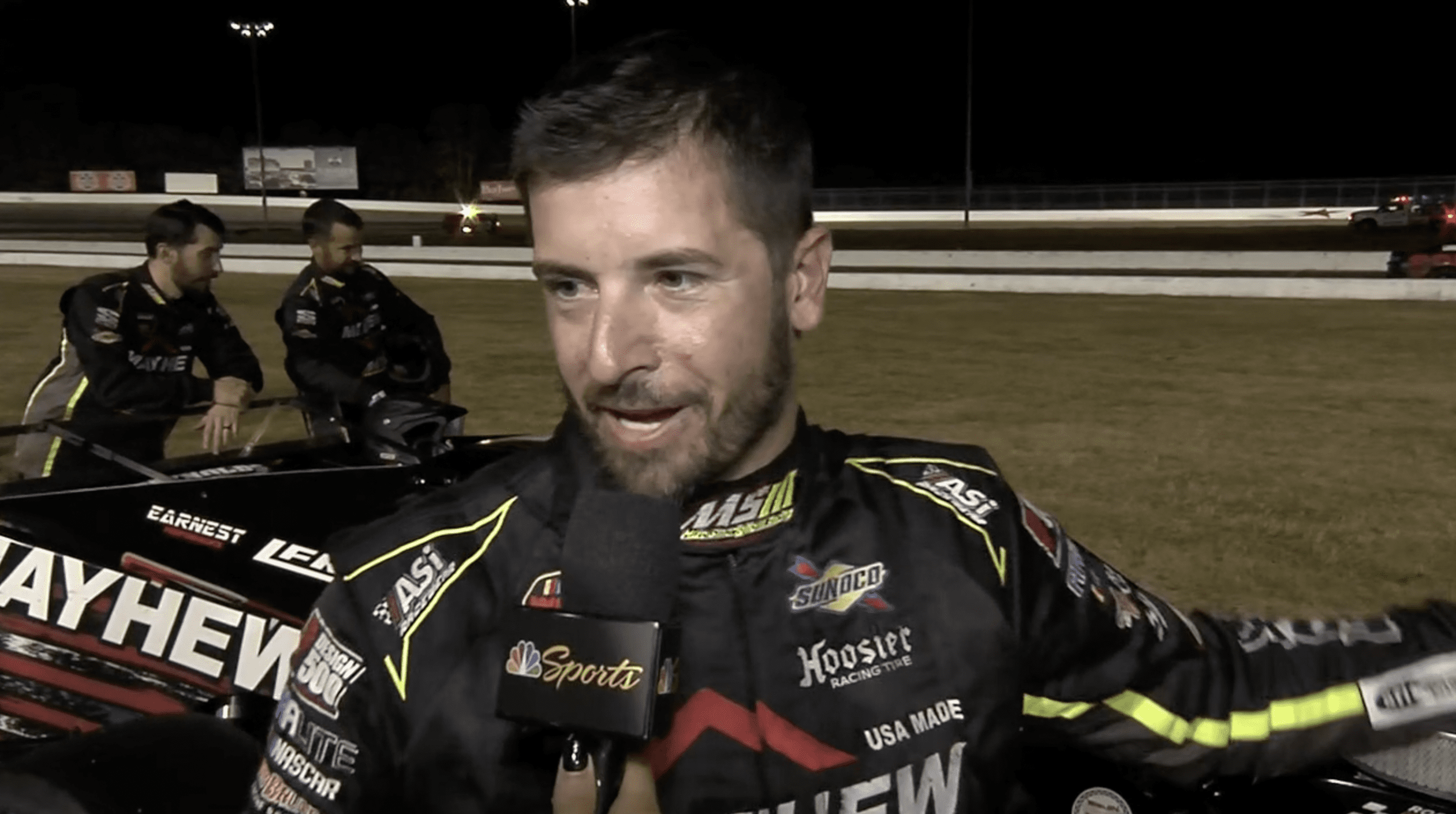 Doug Coby survives contact, finishes third in return to Thompson ...