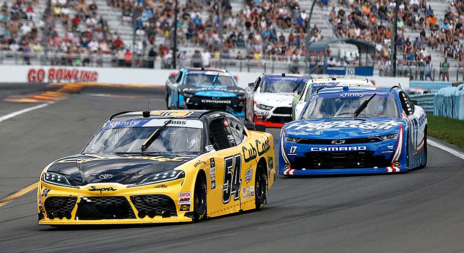 Gibbs on late contact with Byron: 'That was win or lose' | NASCAR