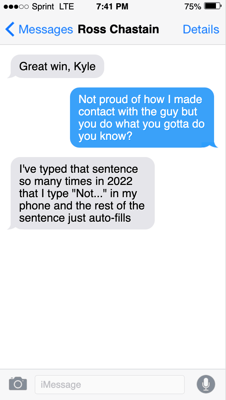 @nascarcasm: Fake texts to Watkins Glen winner Kyle Larson | NASCAR